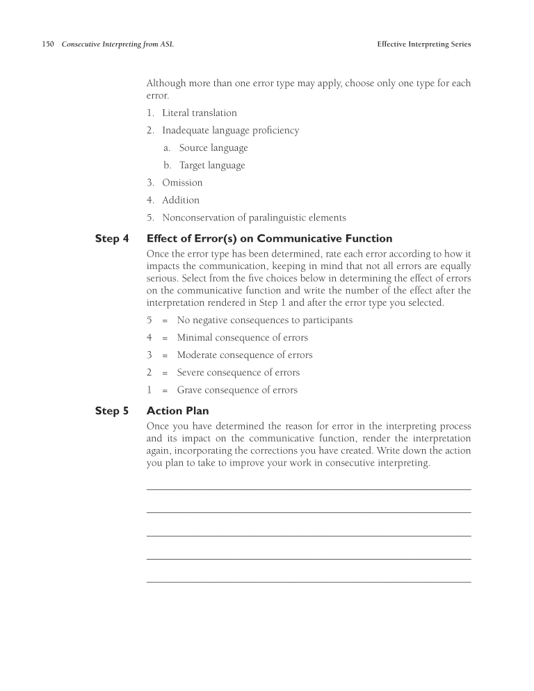 The Effective Interpreting Series: Consecutive Interpreting from ASL ...