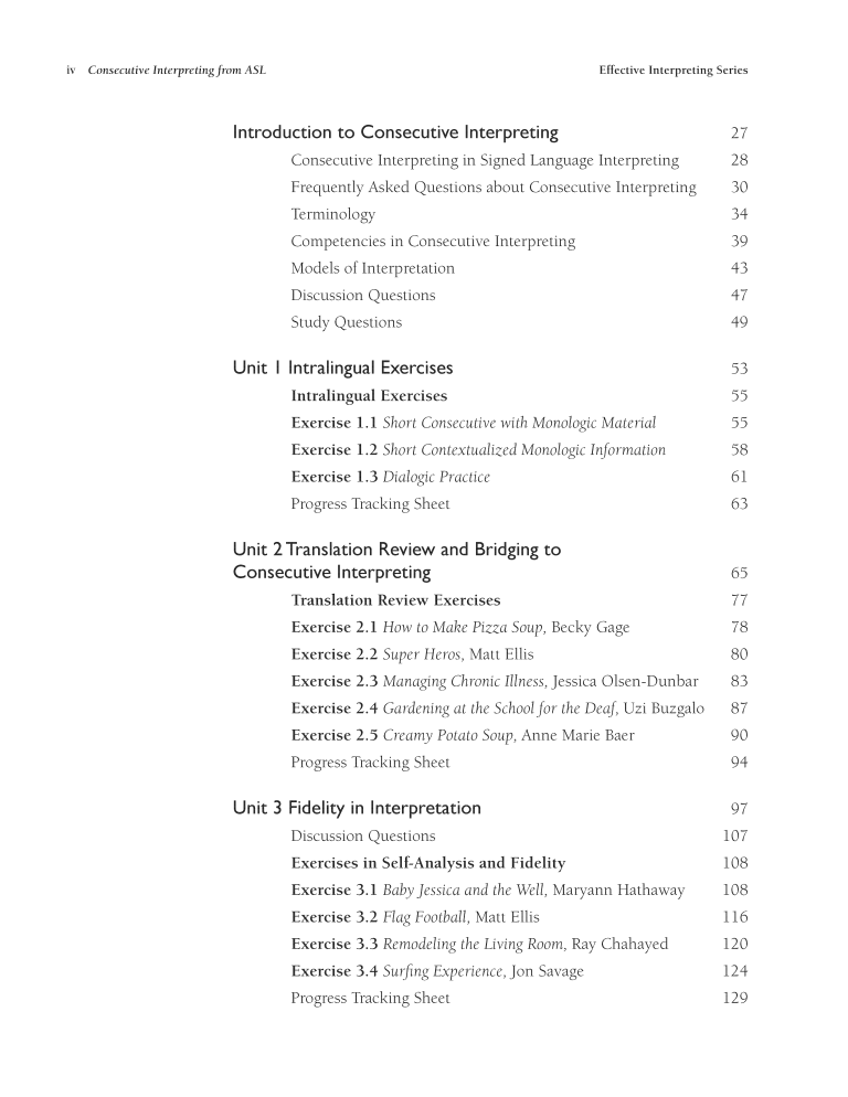 The Effective Interpreting Series: Consecutive Interpreting from ASL ...